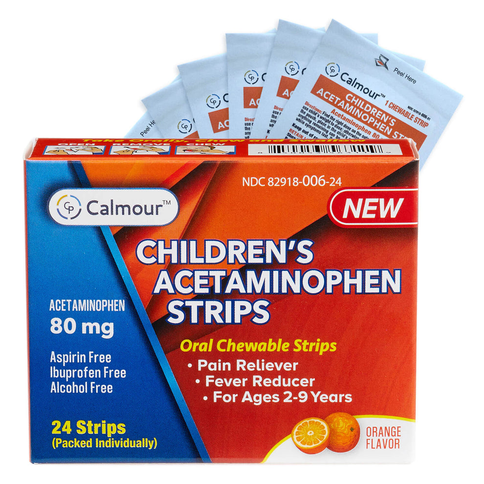 Calmour Children’s Acetaminophen | Quick Relief For Cold & Flu